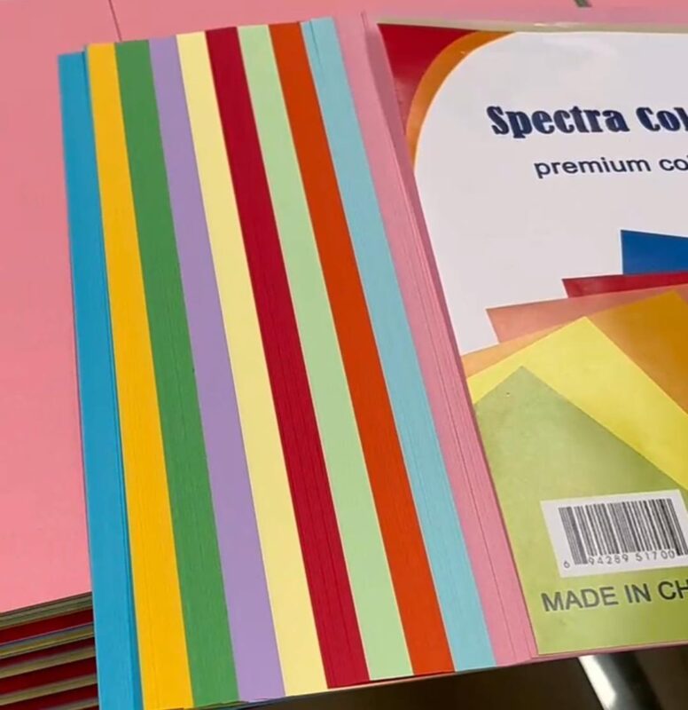 Computer Sheets Color Papers – 100 Sheets – Pencil Mall